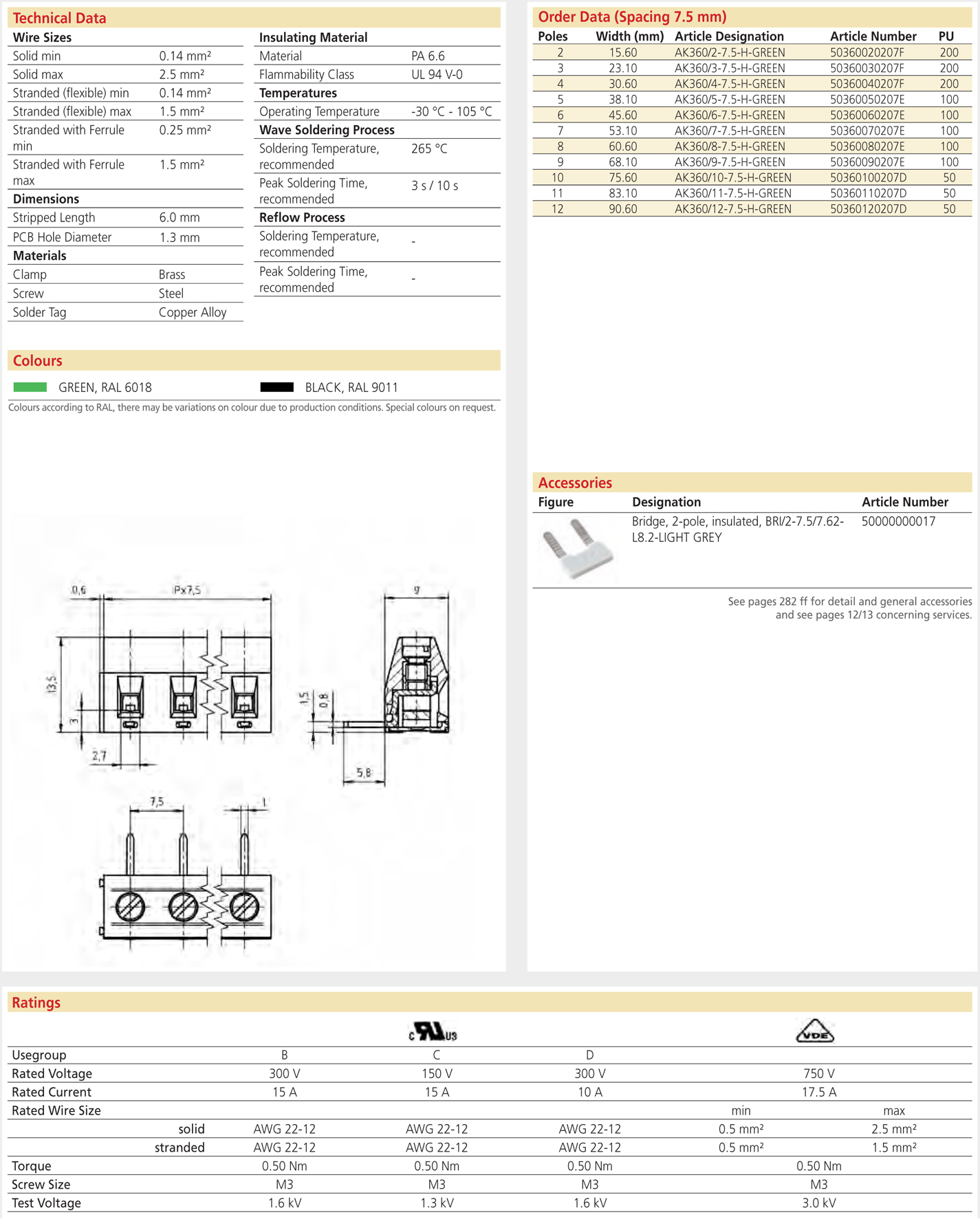 AK360-7.5-H-Green - Sonectrad-BRN