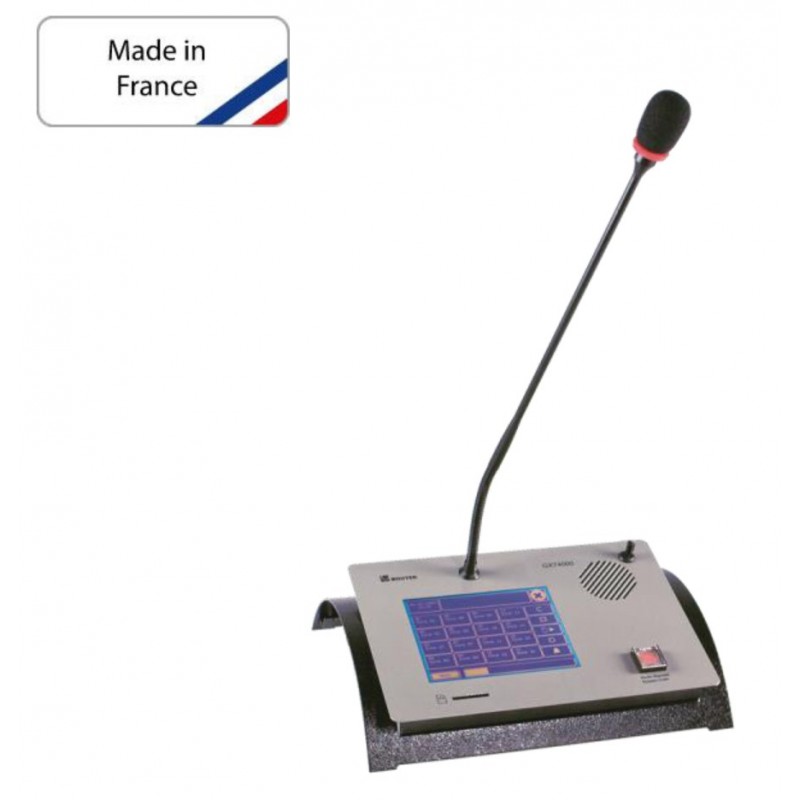 Pupitre microphone à écran tactile - Gamme GXT 4000 - Sonectrad-BRN