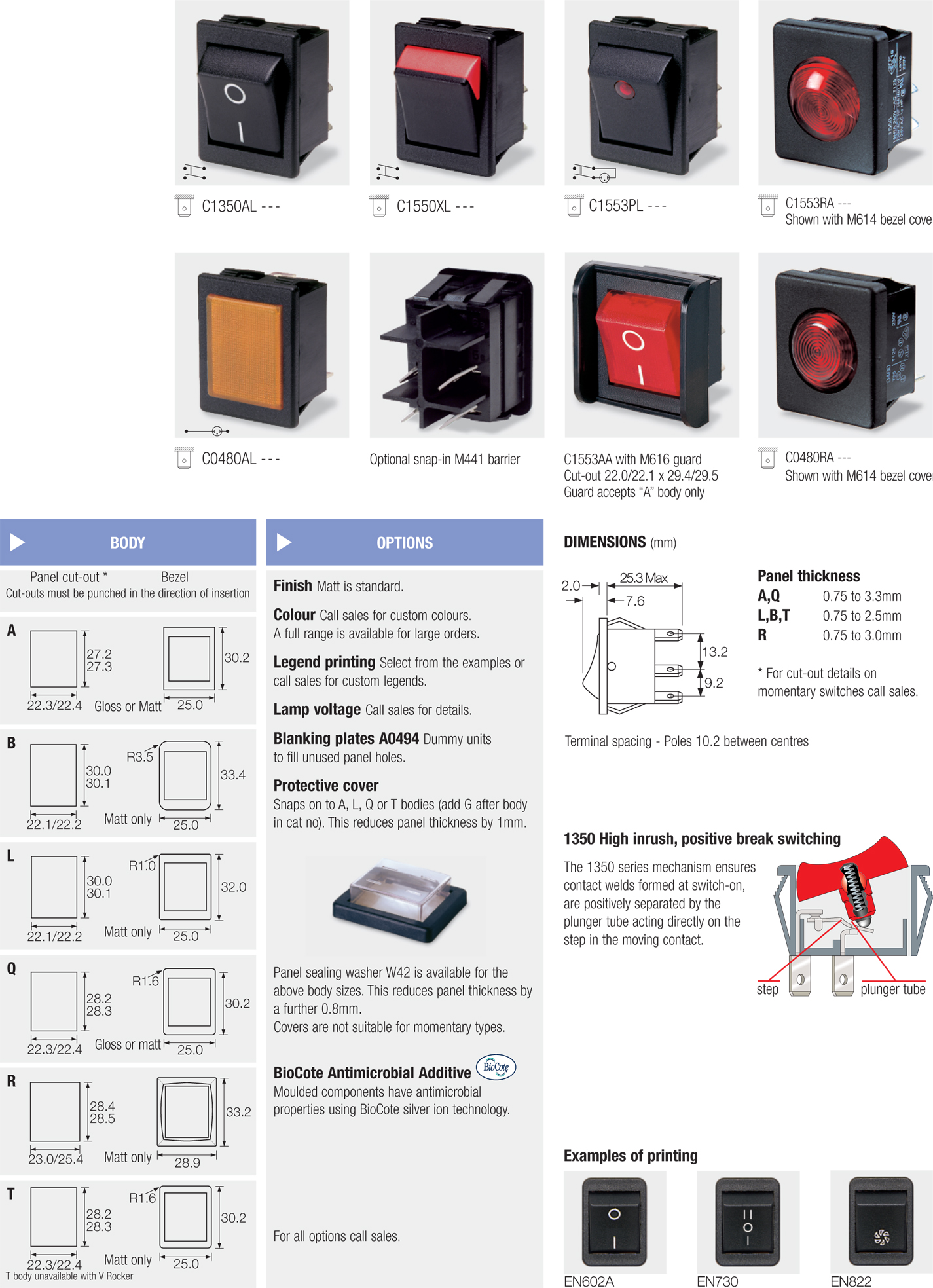 1550 Standard & 1350 High Inrush - Sonectrad-BRN